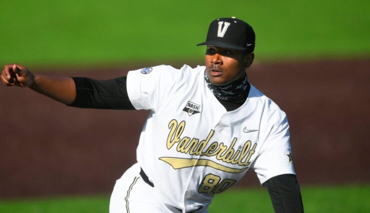 Texas Rangers Pitching Prospect Kumar Rocker Returns to the Mound After ...