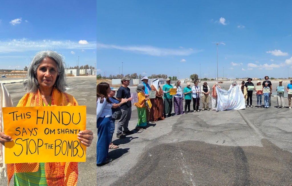 Hindu and Buddhist Activists Hold Interfaith Prayer Vigil at Gaza ...